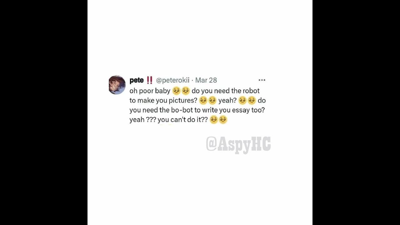 How to Talk to AI Losers #voiceacting #twitter #ai #chatgpt #ihopemyhatredisapparentinmydelivery