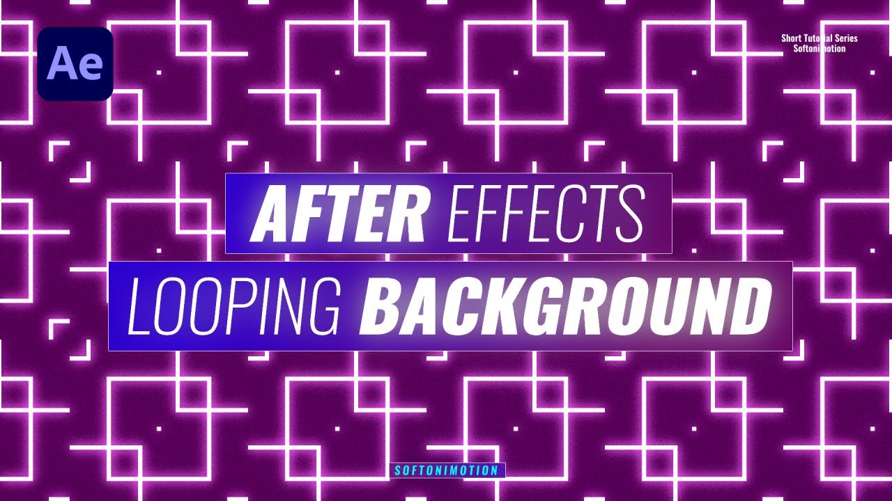 Looping Dynamic Background Animation | After Effects Tutorial