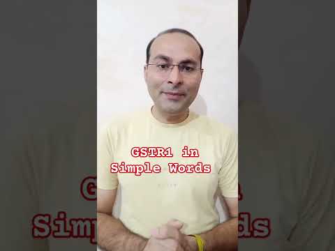 What is GSTR-1? | GST Return for Sales Explained in 60 Seconds! #shorts #consultantrajeev
