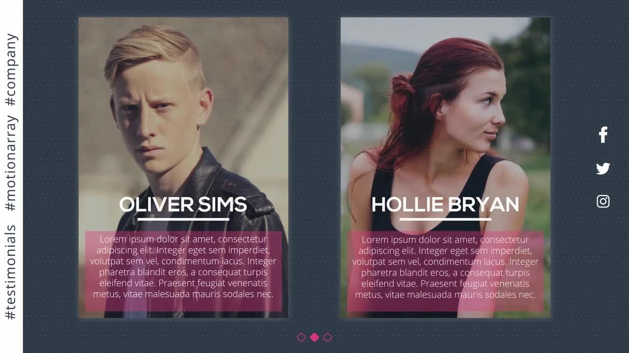 Testimonials After Effects Templates