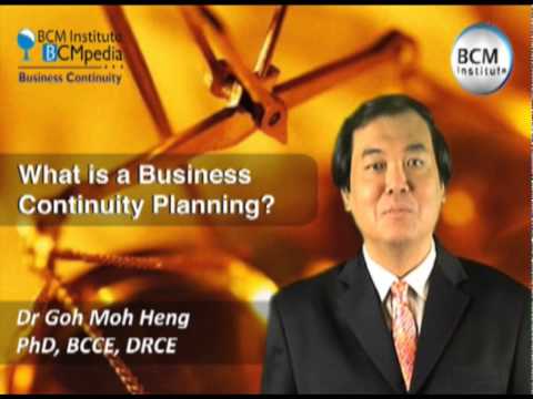 BCM Institute, BCMpedia - What is Business Continuity Planning?