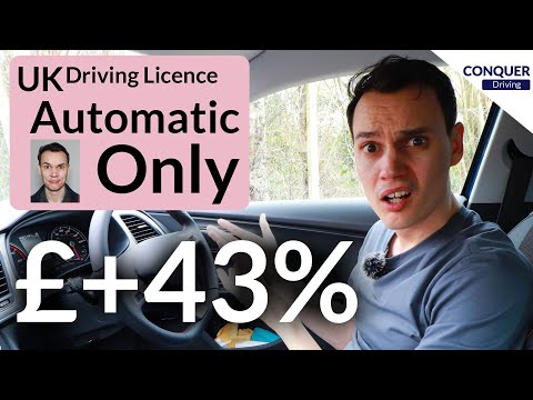 Automatic Licence Car Insurance is 43.89% more!