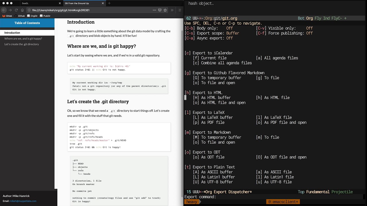 Consistent Technical Documents Using Emacs and Org Mode