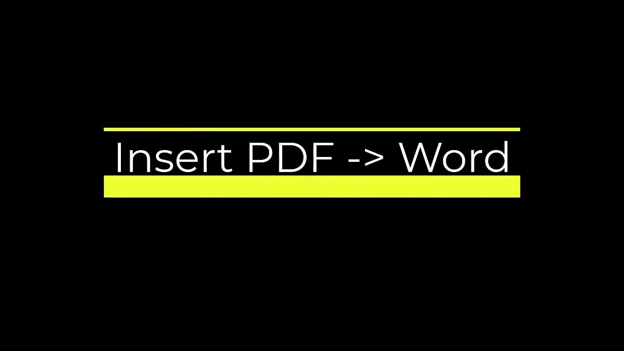 Inserting PDF as Images Appendices