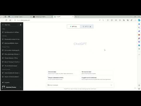 ChatGPT and 2 Personal Microsoft Edge Beta