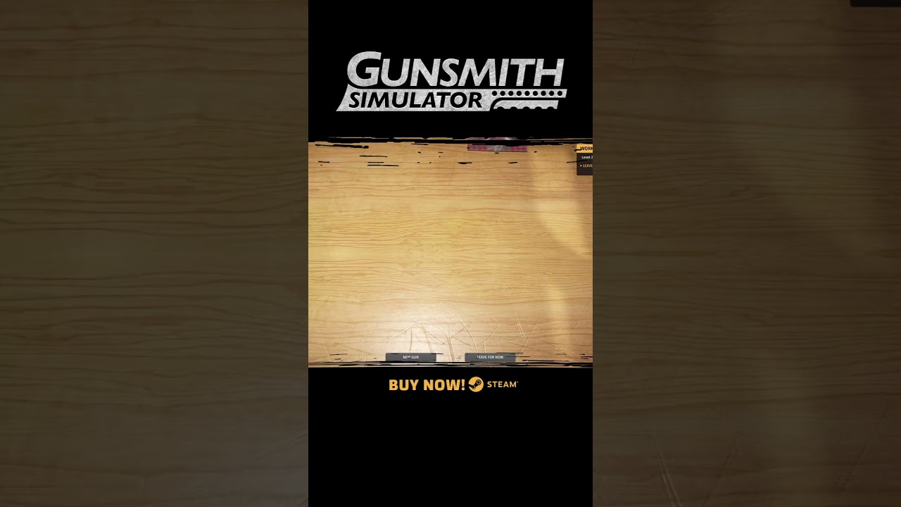 DID YOU KNOW...? GUN FROM SCRATCH | GUNSMITH SIMULATOR #pov #shorts #guns #steam #gunsmithsimulator