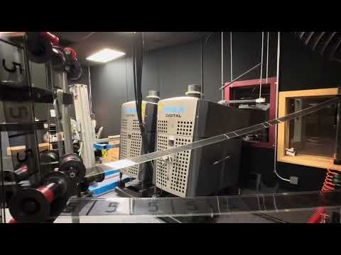 Oppenheimer IMAX 70mm Projection room tour at the Esquire IMAX Theatre in Sacramento, California.