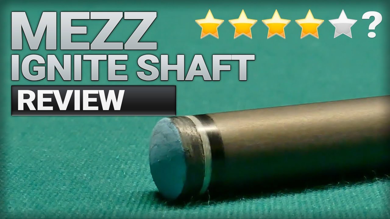 Pool Cue Carbon Fiber Shaft Review - Mezz Ignite 12.2 with a Zan Plus medium tip.