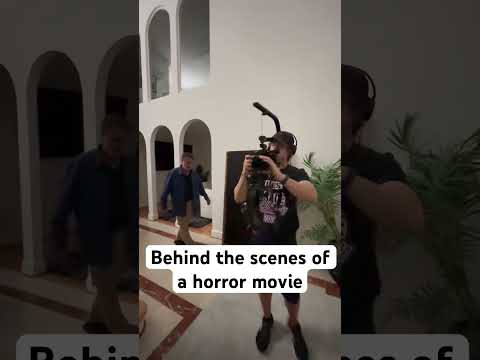 Behind the scenes of a horror movie #ghost #filmmakersfamily # ...