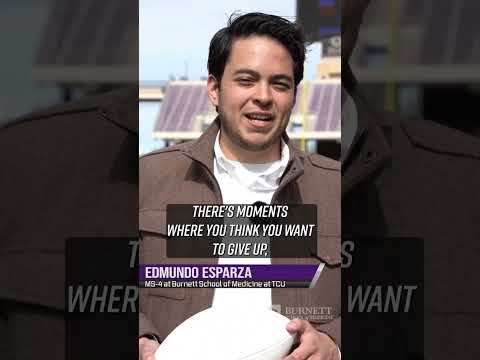 Match Day 2023|Student Spotlight: Edmundo Esparza #medicalstudent #education #tcu #matchday #2023