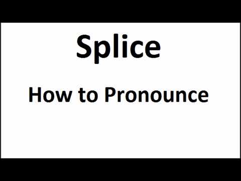 How to pronounce Splice||How to say Splice||Splice Pronunciation||ABDictionary