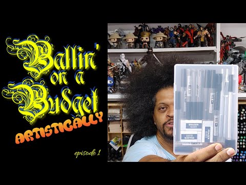 Ballin' on a Budget: Artistically - EPISDOE 1- NICPRO METAL PENCIL SET