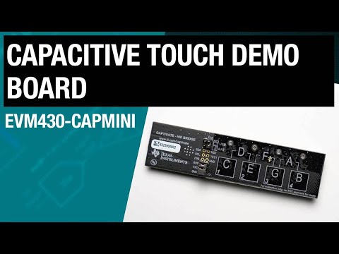 Capacitive touch demonstration board overview