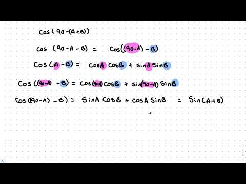 Proof of Sin(A+B) and Sin(A-B)