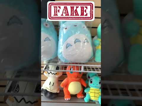 REAL versus FAKE Pokémon merchandise