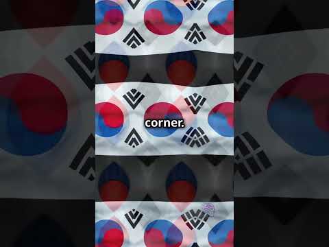 Meaning of South Korean Flag #shorts #history
