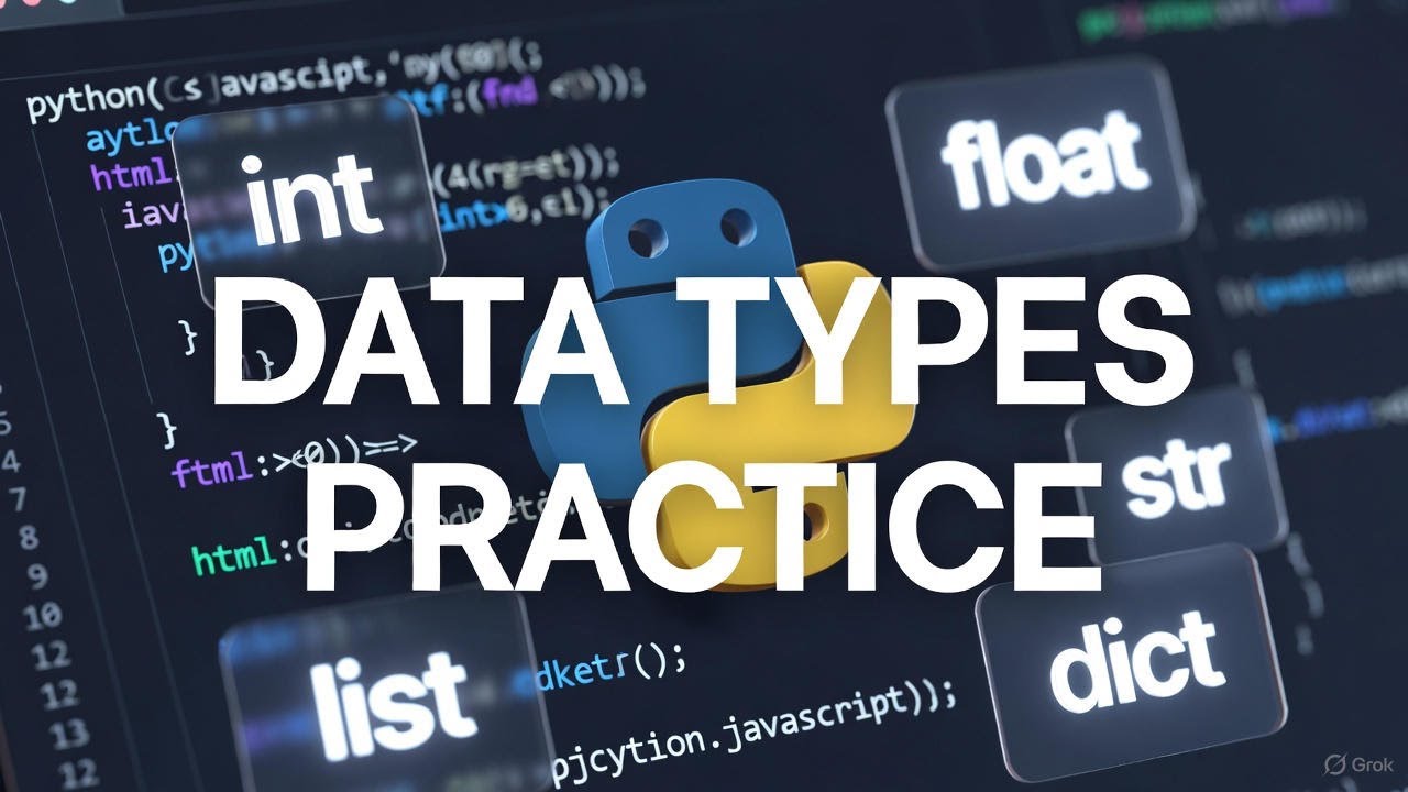 Python Data Types Explained | int, float, string, bool | Beginner Tutorial