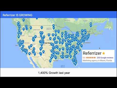 Referrizer Product Demo - Save 85% in Advertising with Marketing Automation