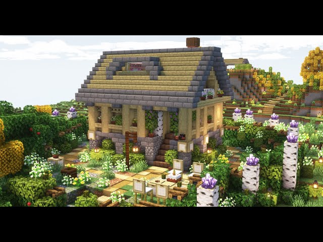 Fantasy Birch House Minecraft Map