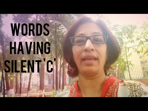 Words having Silent 'C'