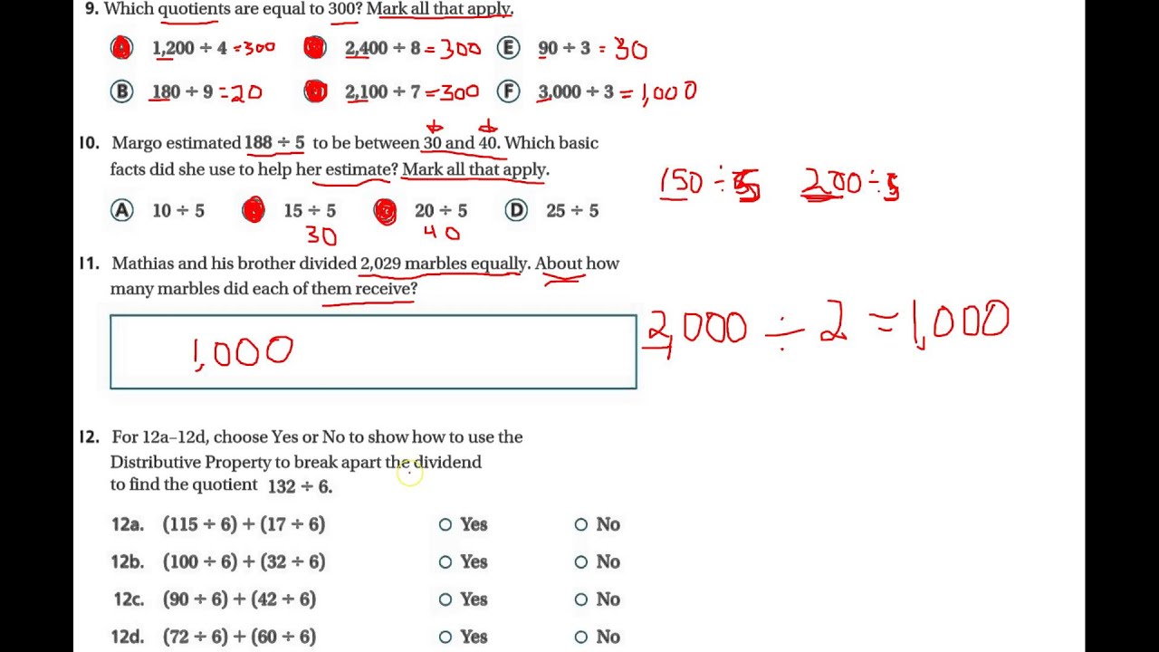 Chapter 4 Test Review Page 195 Problems 9 through 12