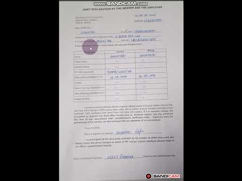 PF Name & Date of birth correction JD Form filling #shorts