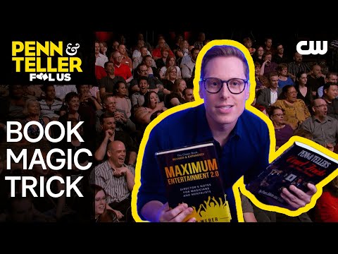 Magician Performs Book Magic Trick | Penn & Teller: Fool Us | The CW