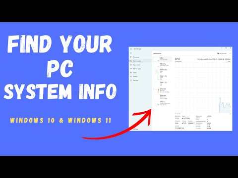 How To Find your PC Specs on a Windows 10 and Windows 11 PC