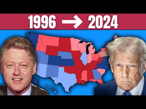 How Each State Trended From 1996 to 2024