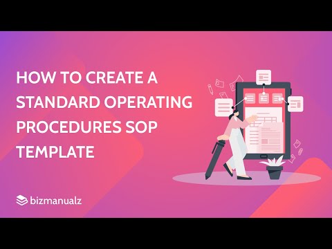 (Old Version) How to Create an SOP Standard Operating Procedure Template