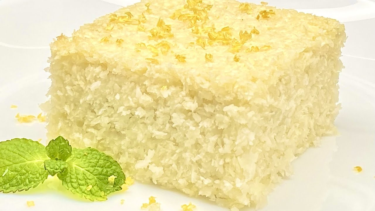 Kokosnuss Pfundkuchen, Auch kalt schmeckt die Süßspeise ausgezeichnet ...