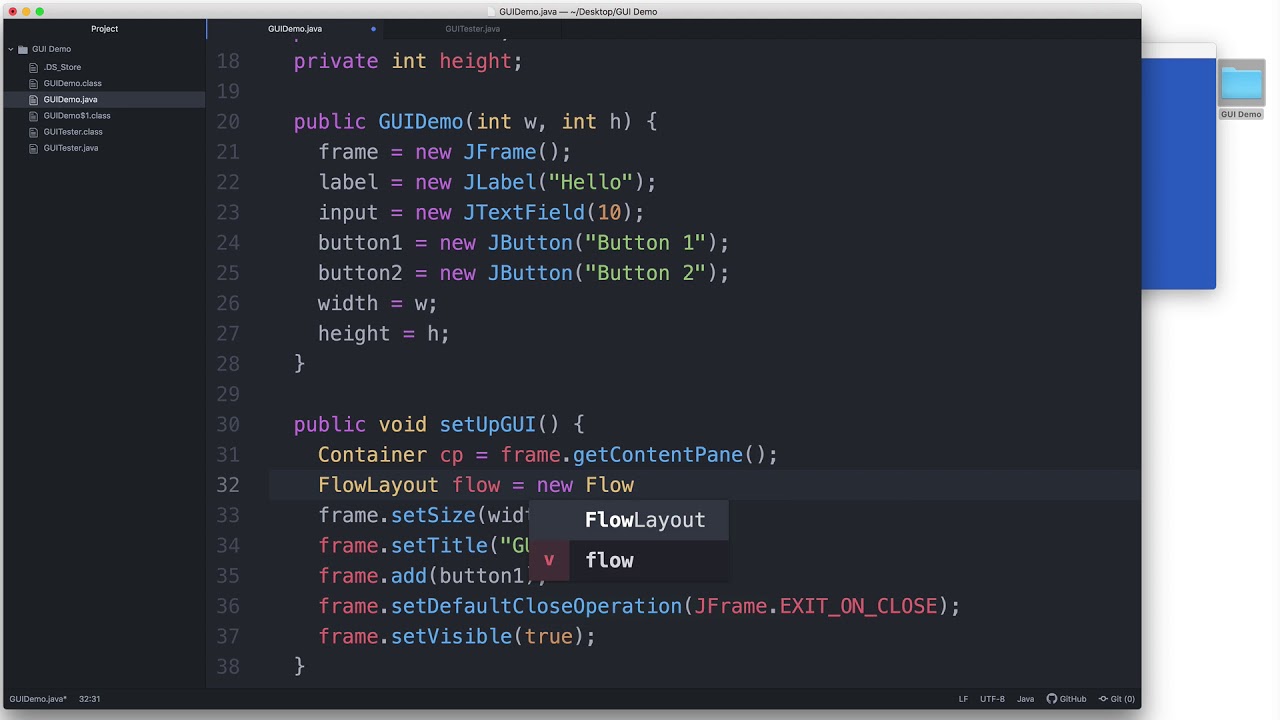 Part 6 | How to Create a FlowLayout | Java GUI Tutorial