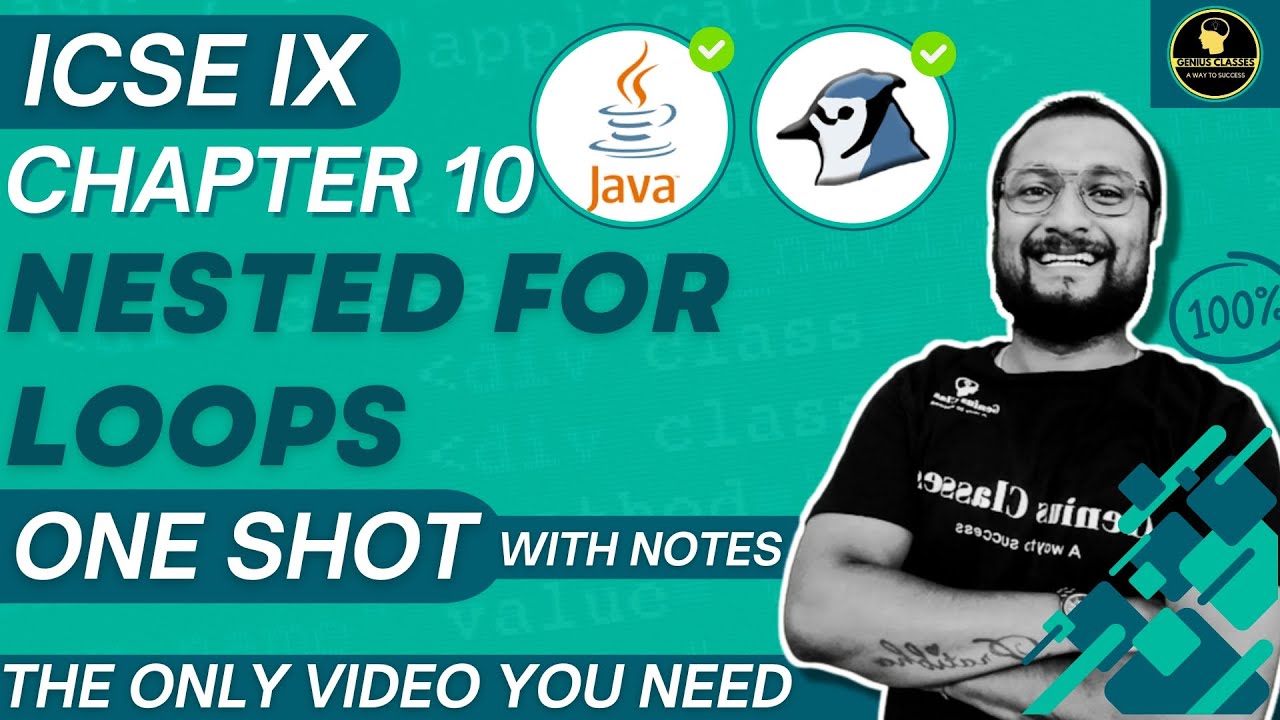 Nested Loops || Chapter 10 || Class 9th