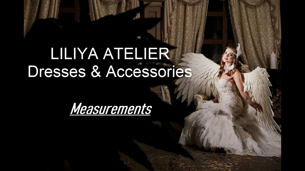 Etsy by LILIYA ATELIER : Measurements for create your personalized perfect dress