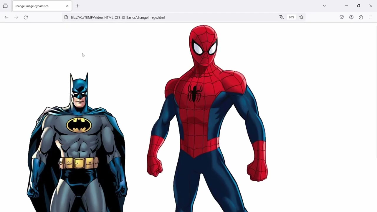 Change / Toggle image JavaScript #javascript #html #webdesign #css