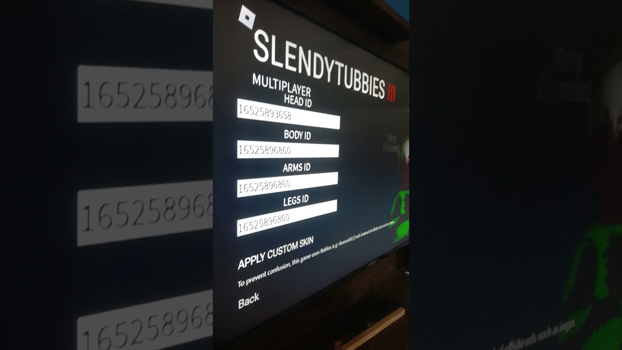 ids skin slendytubbies 3 demo (Roblox) #multiplayer
