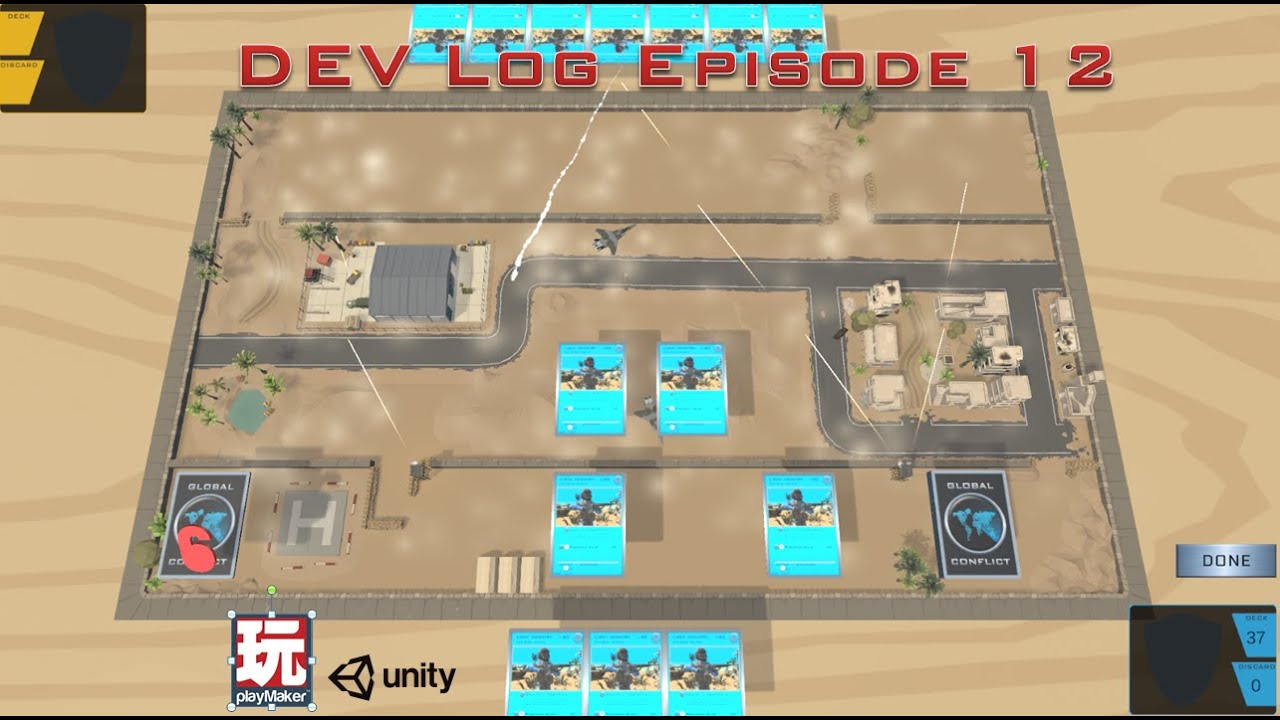 3D Card Game Objects - Playmaker Visual Scripting in Unity Game Engine
