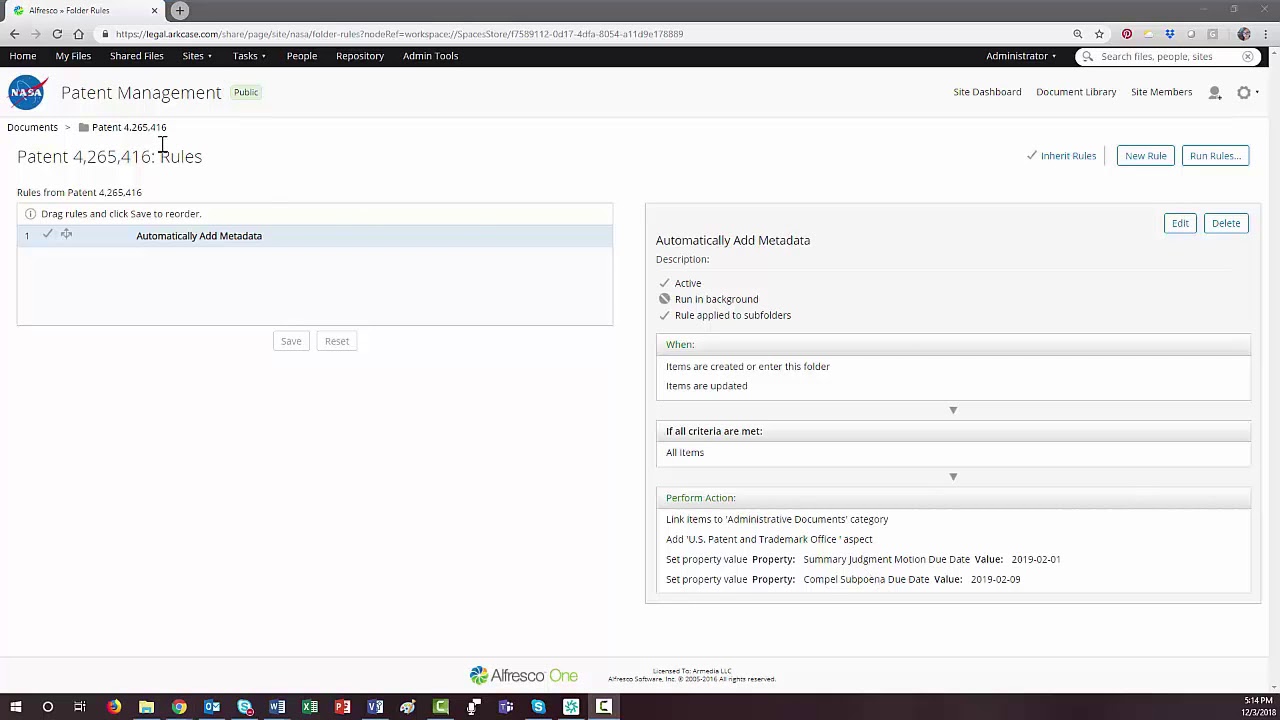 NASA Alfresco & ArkCase Demo Video