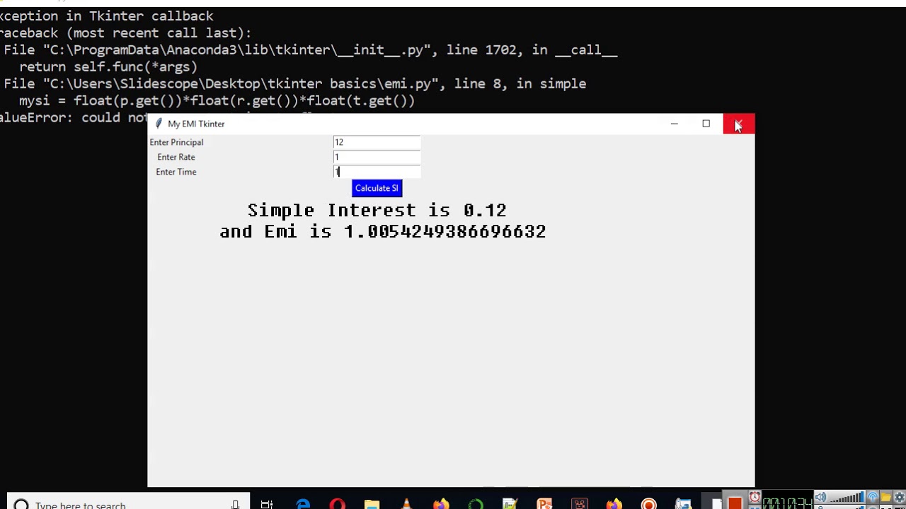Create Simple Project in Python Tkinter - Part 1 - Basics of Tkinter
