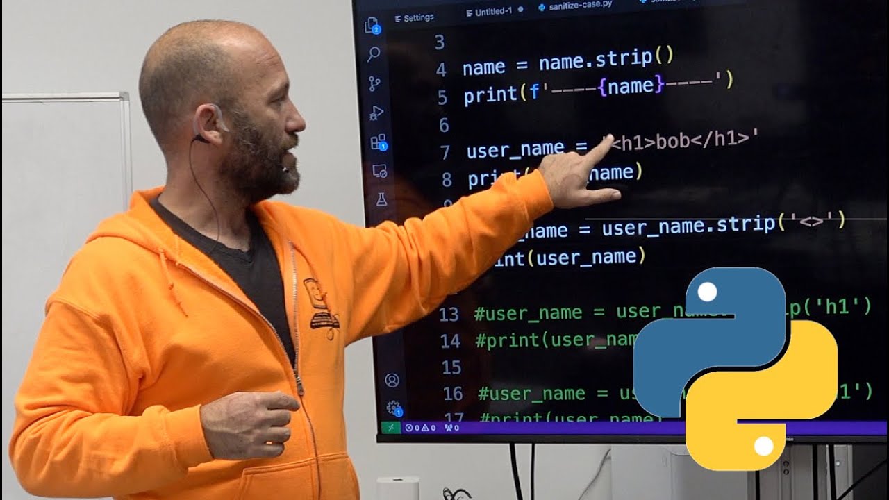 Sanitize Strings with Python (Python Part 16)