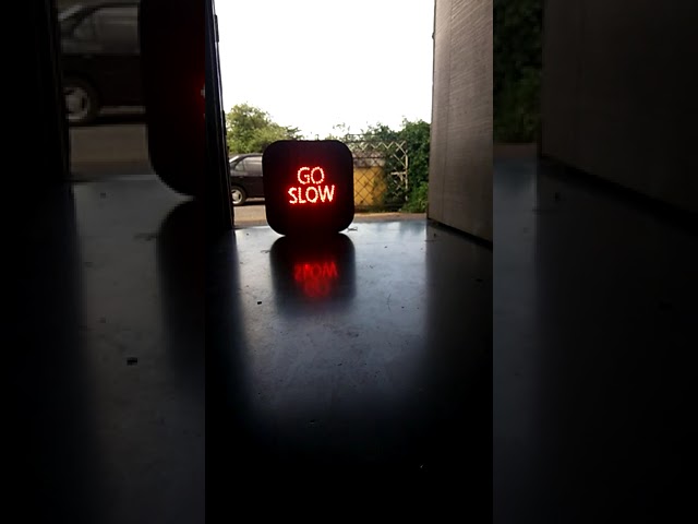 Safety Signage - Go Slow Blinker Manufacturer from Pune