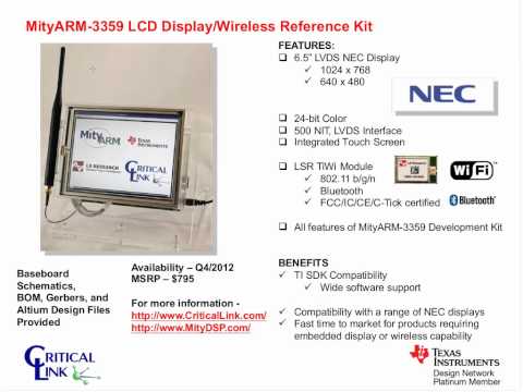 Timesys LinuxLink for Critical Link MityARM-335x Overview