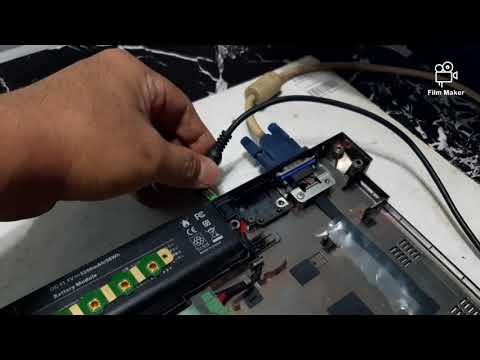 Toshiba dynabook B550/b; battery plugged in not charging - Faulty Battery