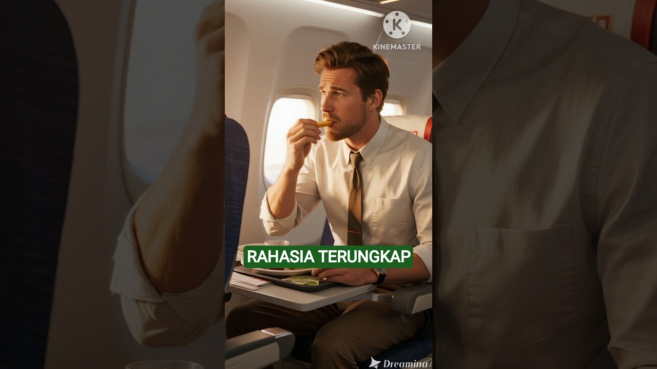 Bukan Salah Koki! Ini Alasan Rasa Makanan di Pesawat Berbeda. #facts