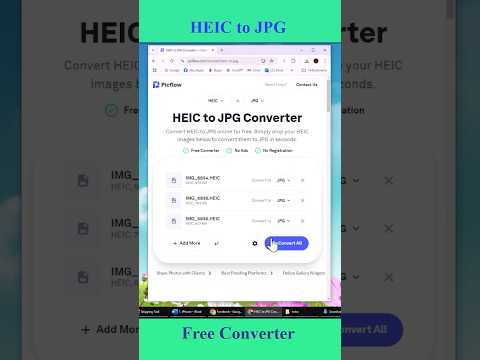 HEIC to JPG (Free): How to convert pictures from HEIC to JPG format freely. #youtubeshorts.