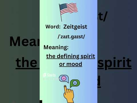 How to Pronounce Zeitgeist in American Accent #learnenglish #learning