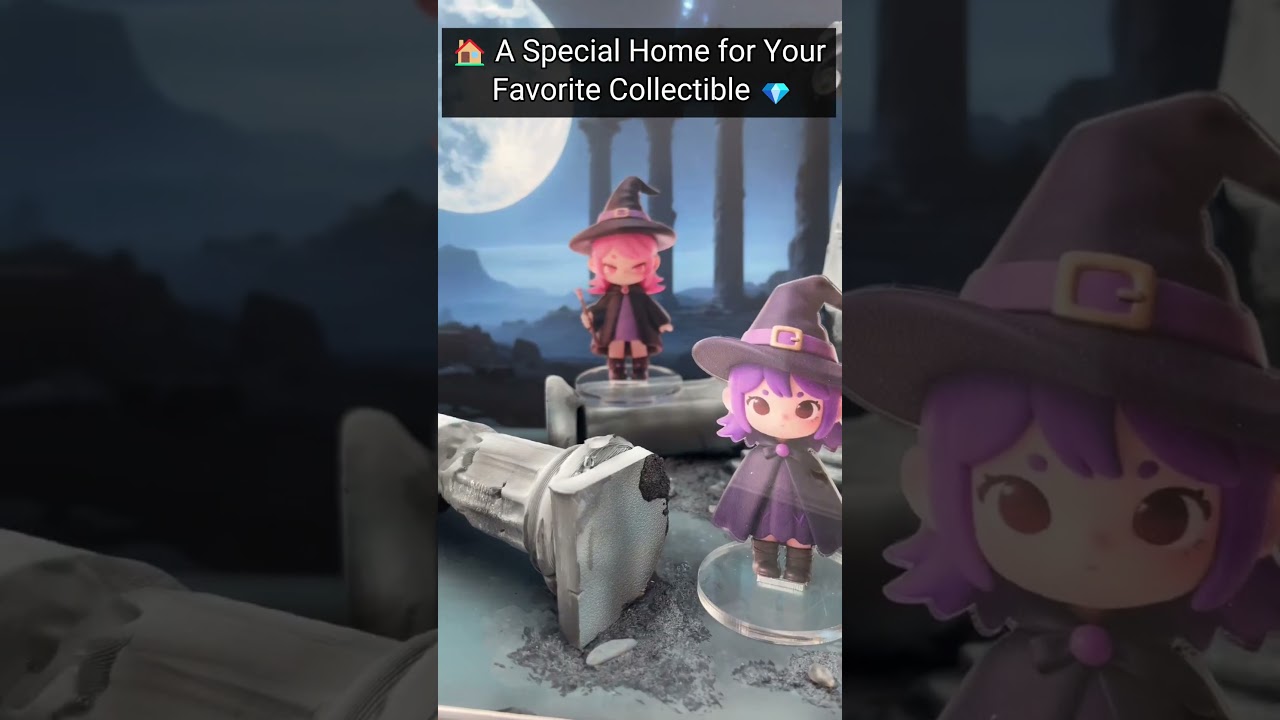 ✨ Lunar Sanctum: Where Moonlight Meets Relics ✨ #3dprintart #diy #arttoys #blindbox