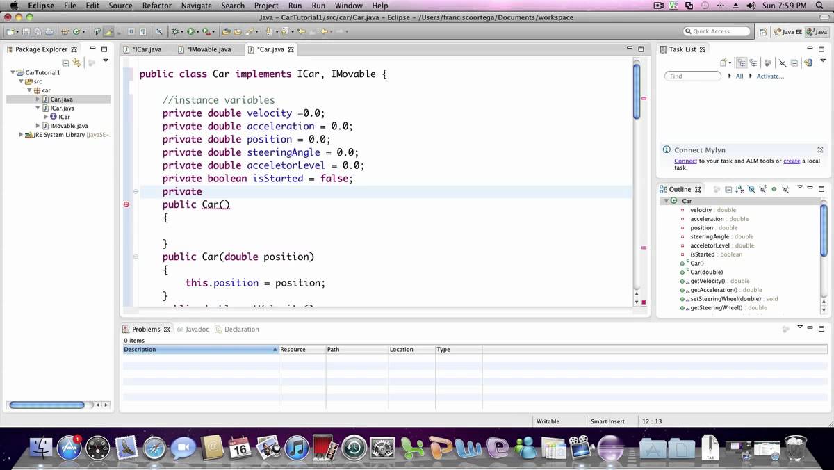 Java Workshop Tutorial 1 2012