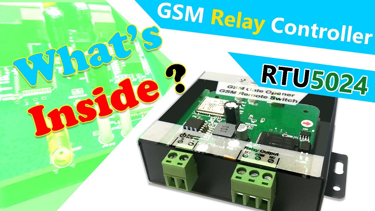 RTU5024 Whats inside GSM Gate Opener