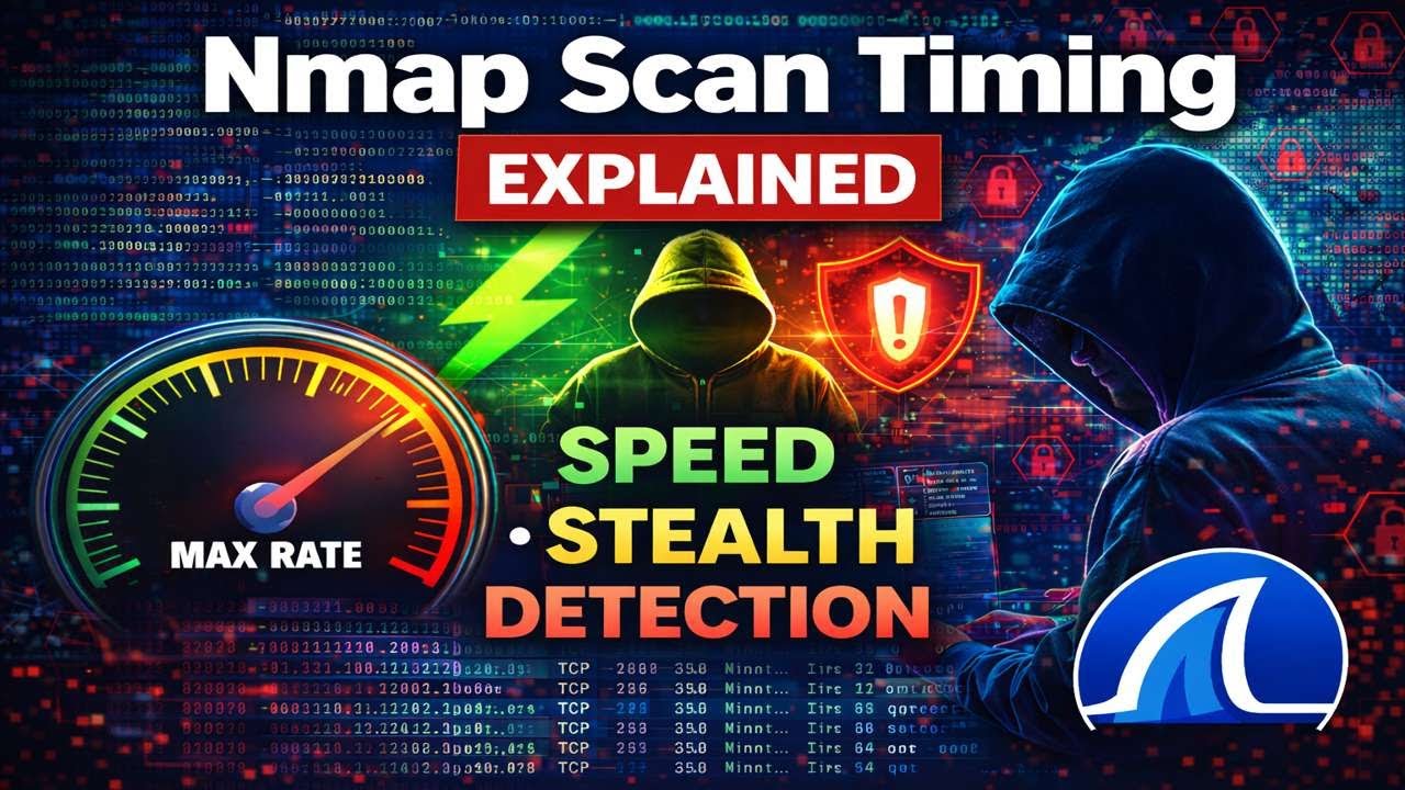 Nmap Scan Timing Explained | Speed, Stealth, and Detection (Ethical Hacking)